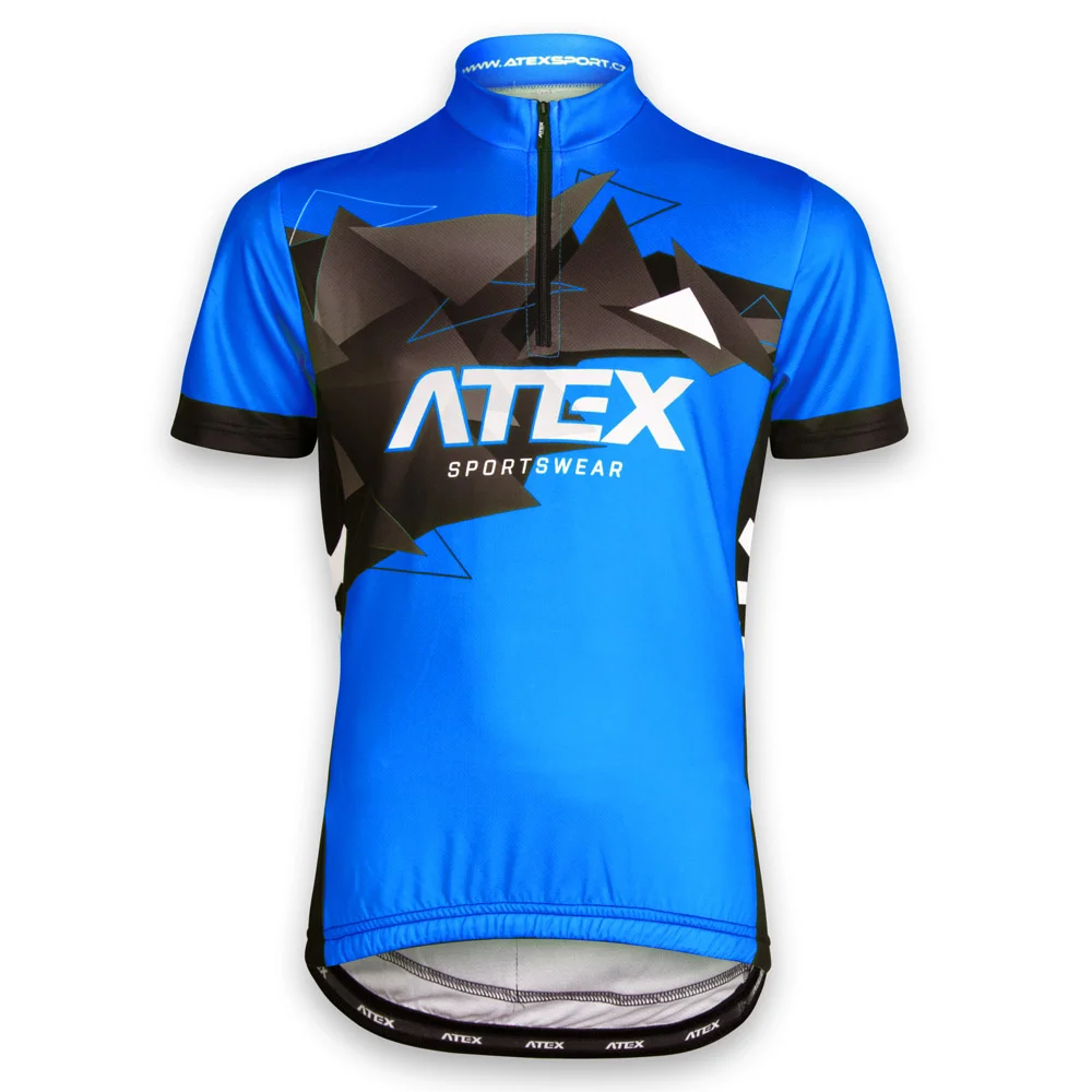Children´s cycling jersey MIKA blue | ATEX Sportswear